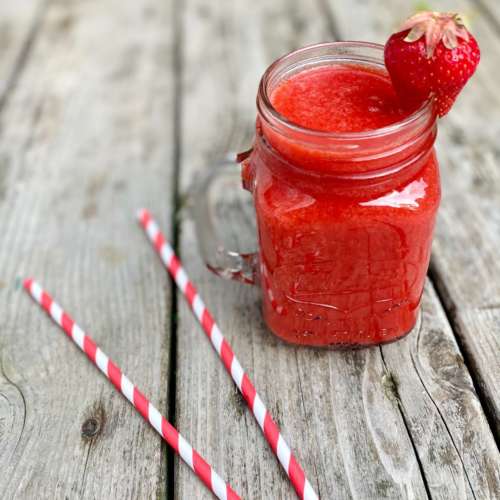 Jus de fraises – Fannelie.com